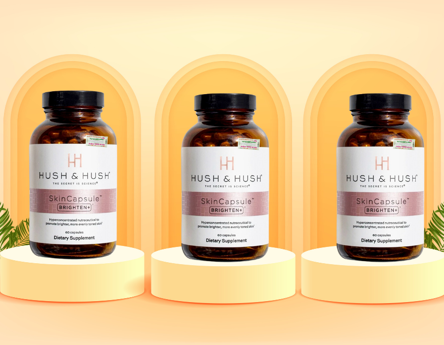 Viên uống trắng da giảm nám Hush and Hush Skin capsule Brighten+